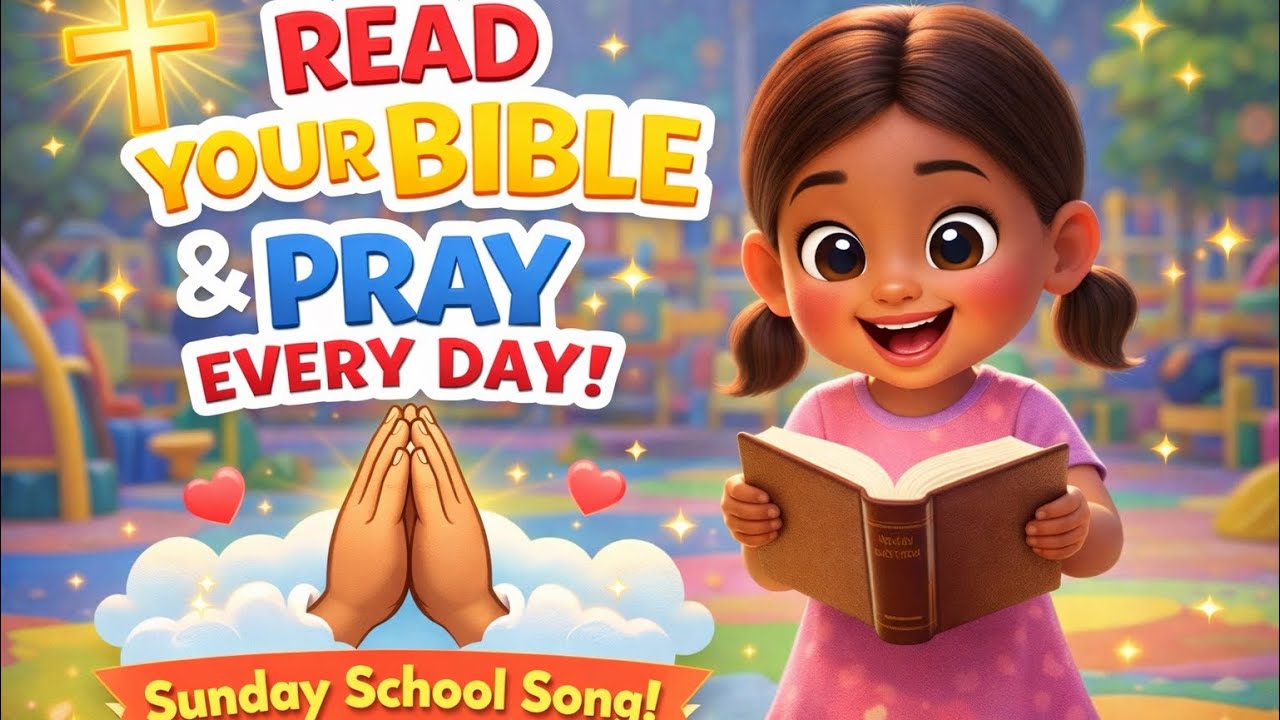 Read Your Bible, Pray Every Day | Sunday School Song for Kids - YouTube