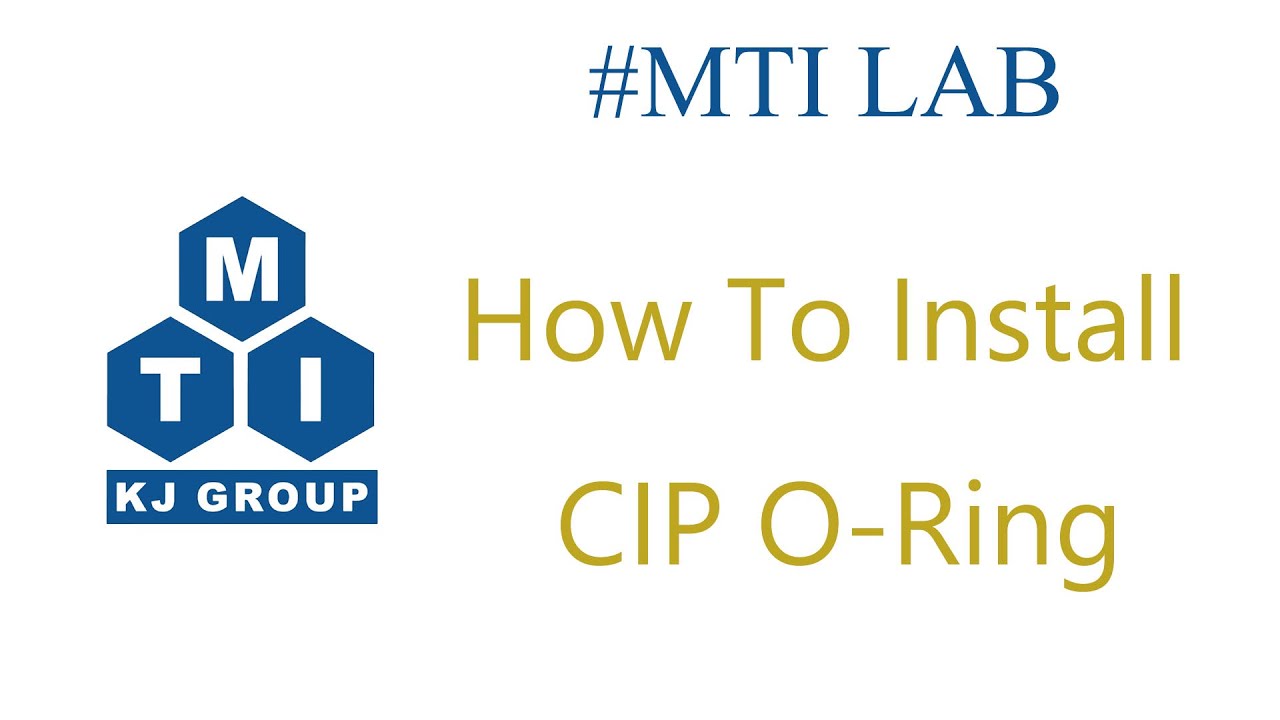 MTI Cold Isostatic Press (CIP) O Ring installation #MTILab - YouTube