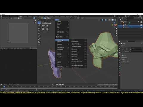 20 blender tips how to copy uv maps from one object to another - YouTube