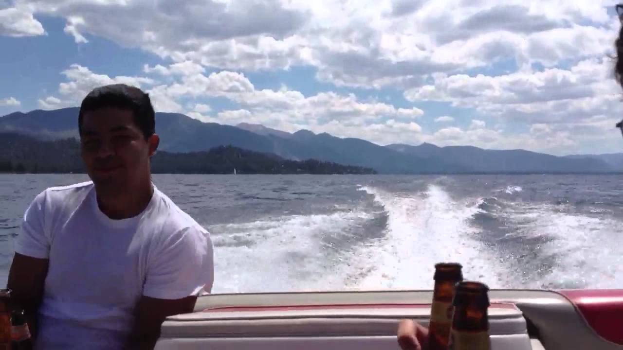 Bumpy speed boat ride on Lake Tahoe - YouTube