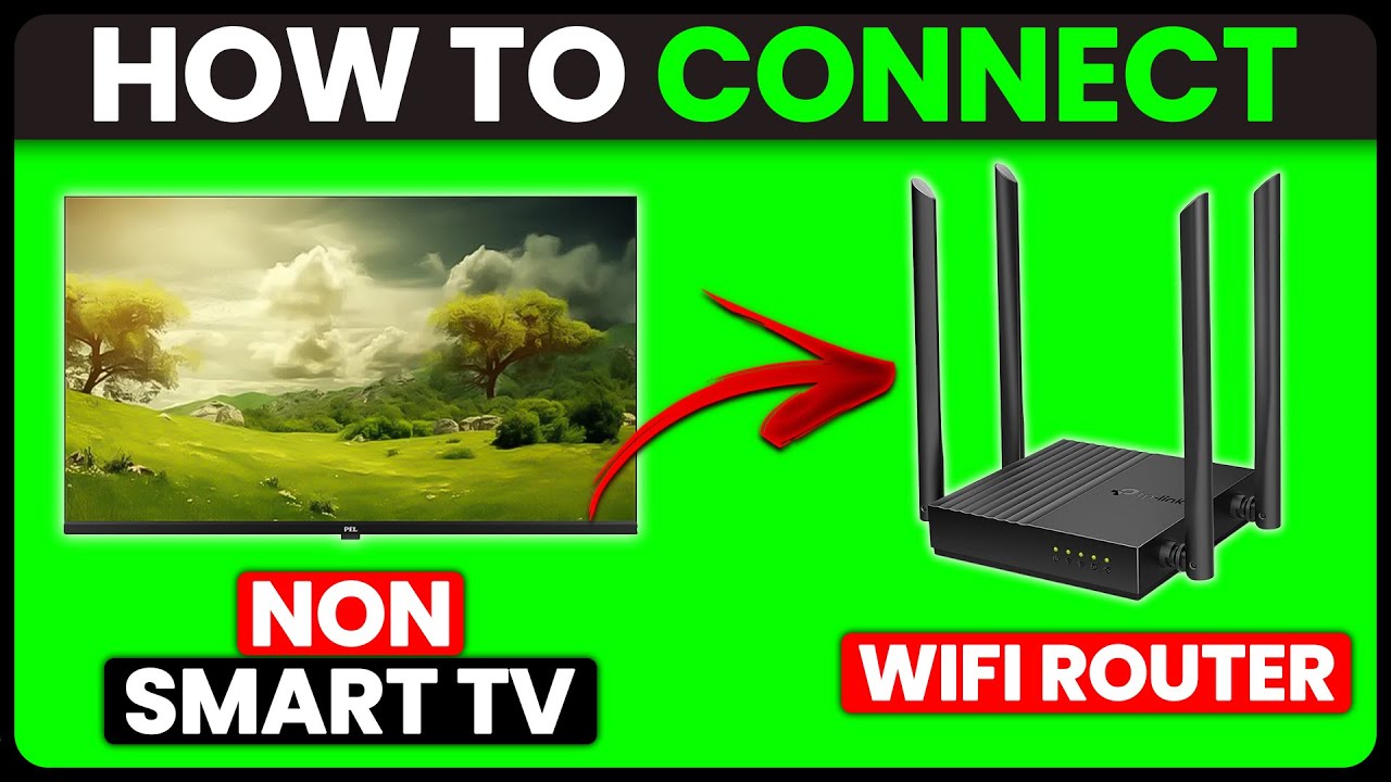 How To Connect Non Smart TV To Wifi Router (How To Plug Non Smart TV To ...