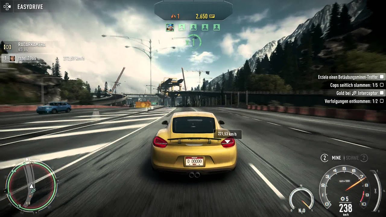 PS4 Need for Speed Rivals Gameplay Porsche Cayman - YouTube