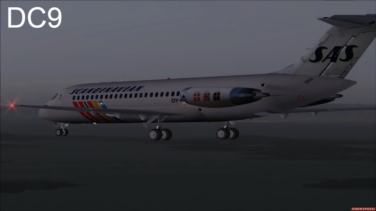 Sky Simulations DC9 - Model Details FSX Gameplay PC HD - YouTube
