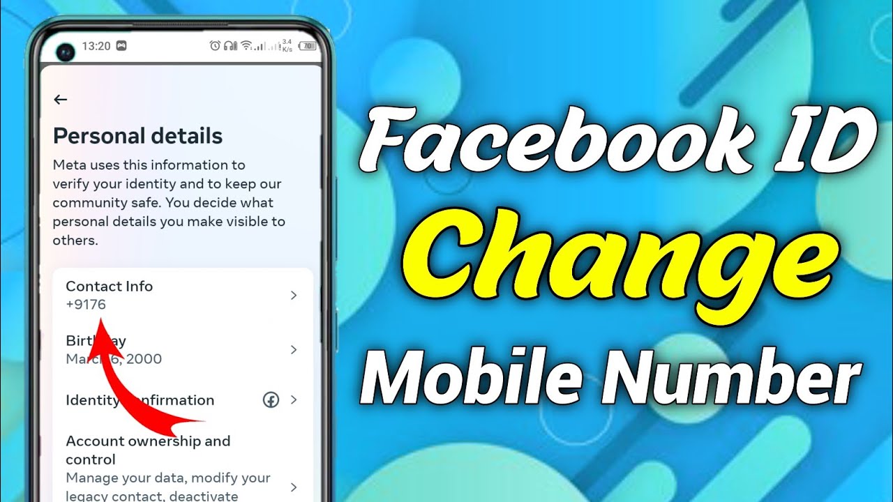 Facebook Ka Number Kaise Change Kare 2023 I How to Change Facebook ...