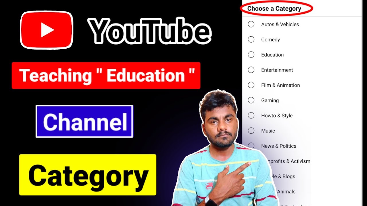 Teaching YouTube Channel Category || Education Channel Kis Category ...