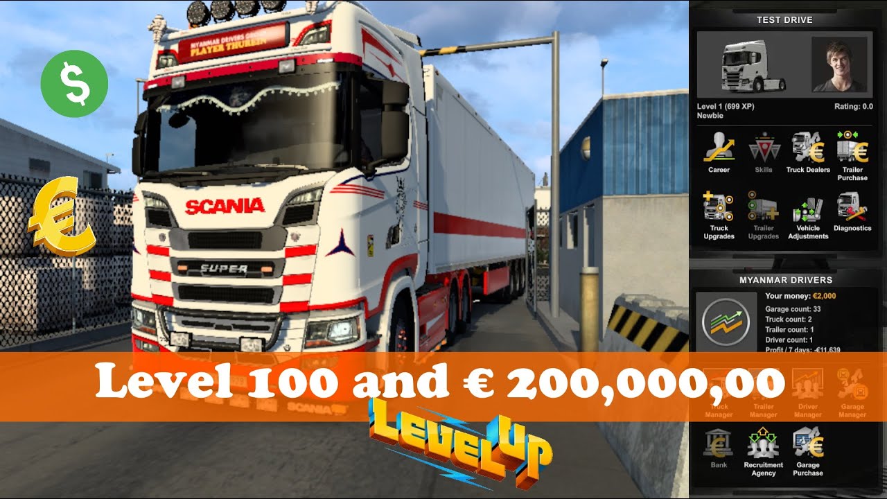 How to get money fast in Euro Truck Simulator 2, ETS2 Tips - YouTube