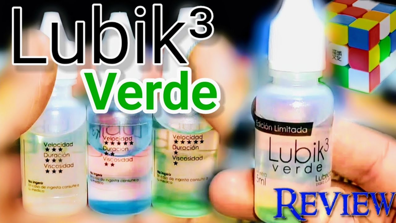 Lubik³ Verde. Lubricante para cubos Lubik 3 Verde edición Limitada ...