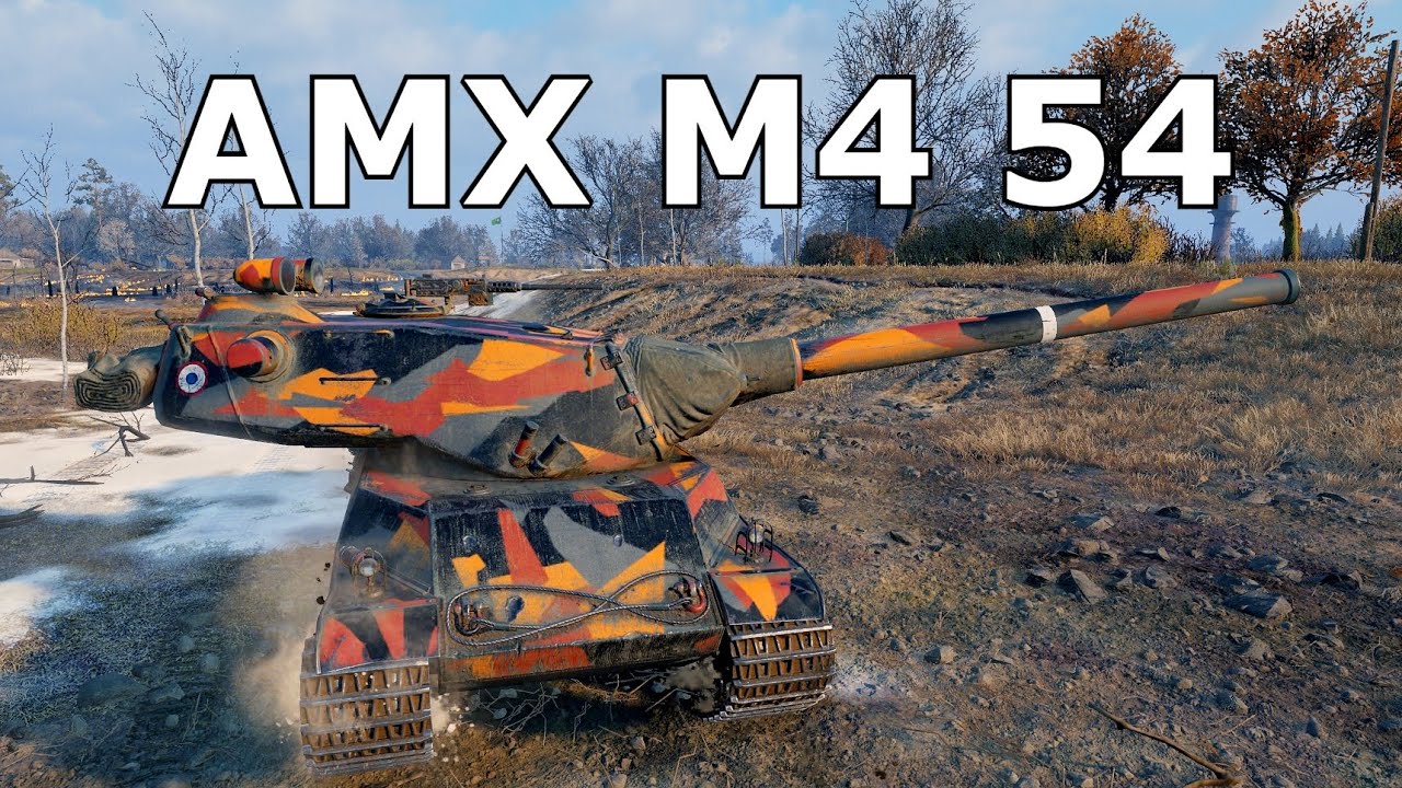 World of Tanks AMX M4 mle. 54 - 4 Kills 12,4K Damage - YouTube