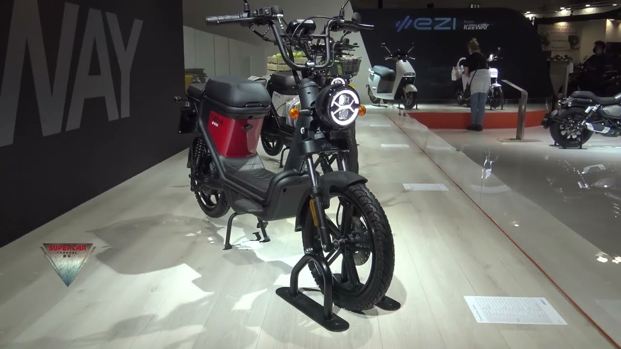 2022 Keeway Ezi Mini Walkaround Eicma 2021 Milan Fiera RHO - YouTube