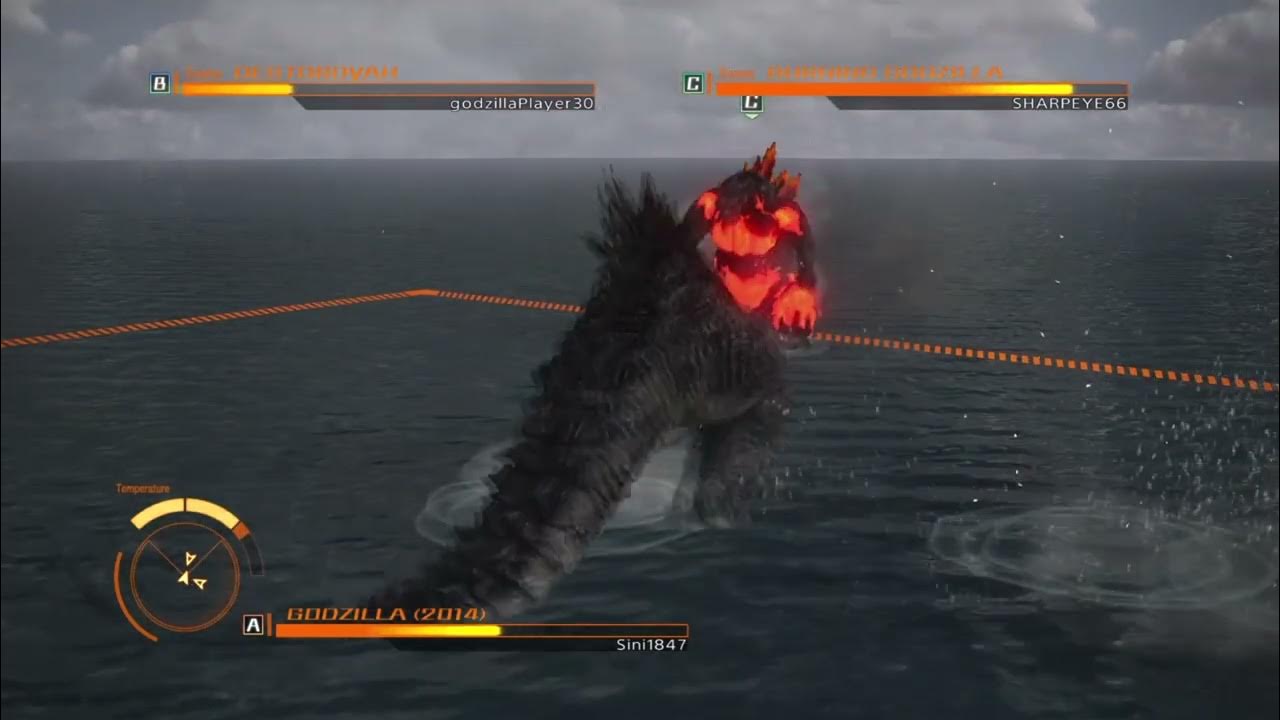 GODZILLA PS4 : Godzilla 2014 vs Destoroyah vs Burning Godzilla - YouTube