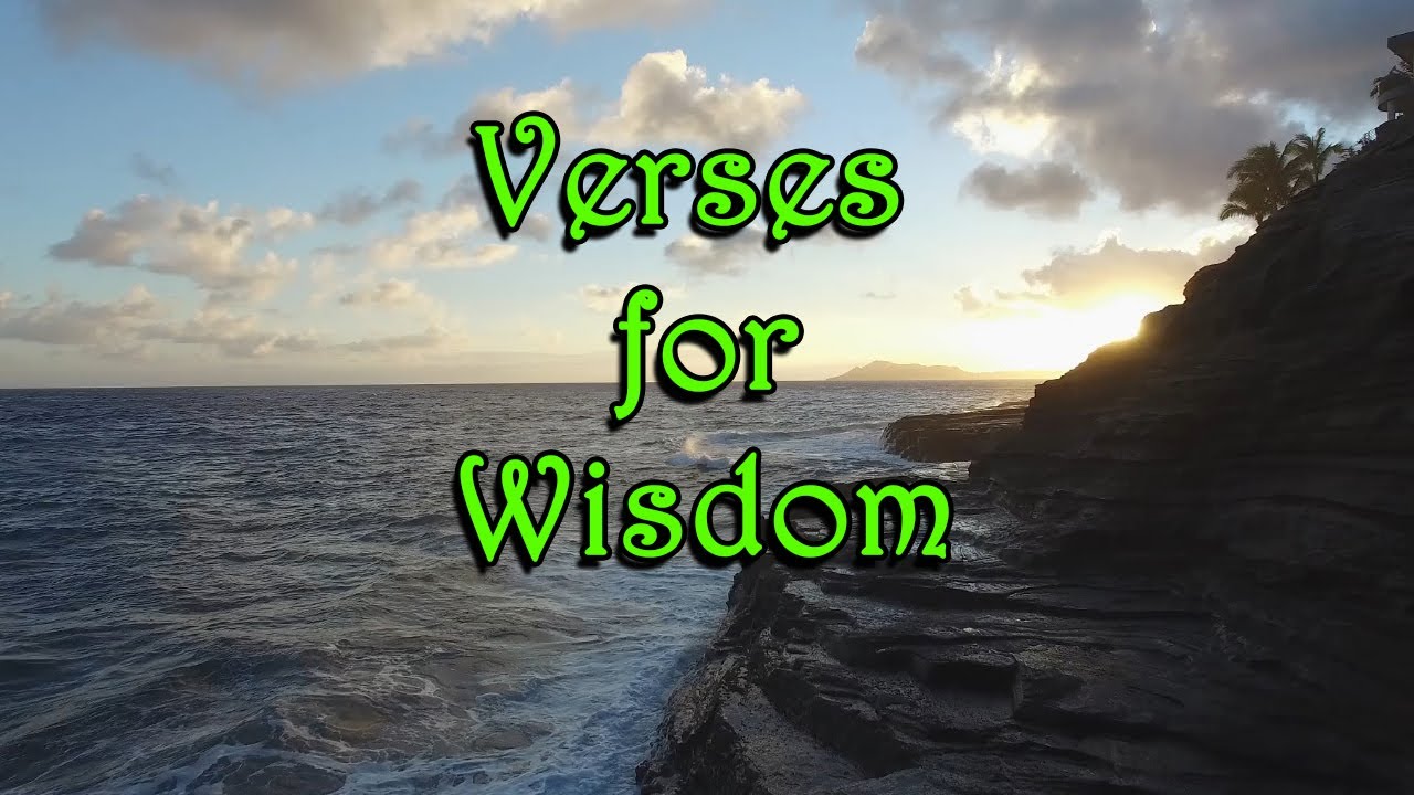 Verses for Wisdom | Faith Renewed - YouTube