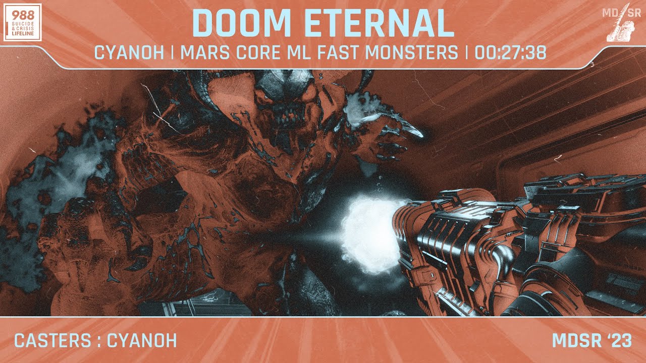 DOOM Eternal Mars Core Master Level (Fast Monsters) in 27:38 by Cyanoh ...