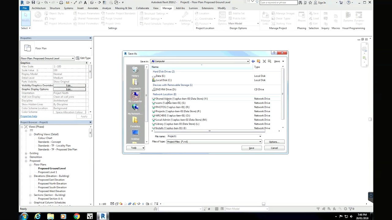 Create new project file from template - YouTube