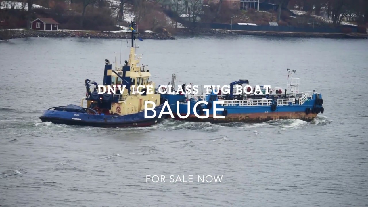 Shipsforsale Sweden DnV Ice class Tug Bauge for sale. B&W Alpha start ...