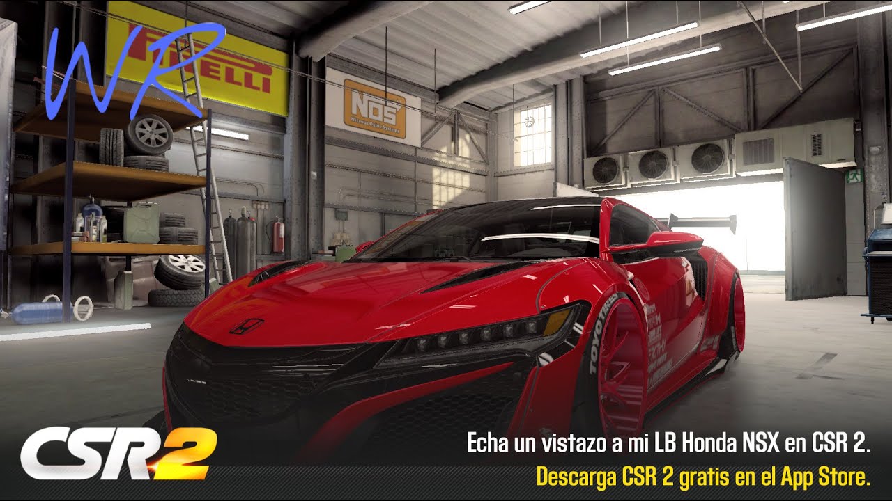 【CSR2】LB NSX 10.472 WR , shift & tune , launch manual 91/91 - YouTube