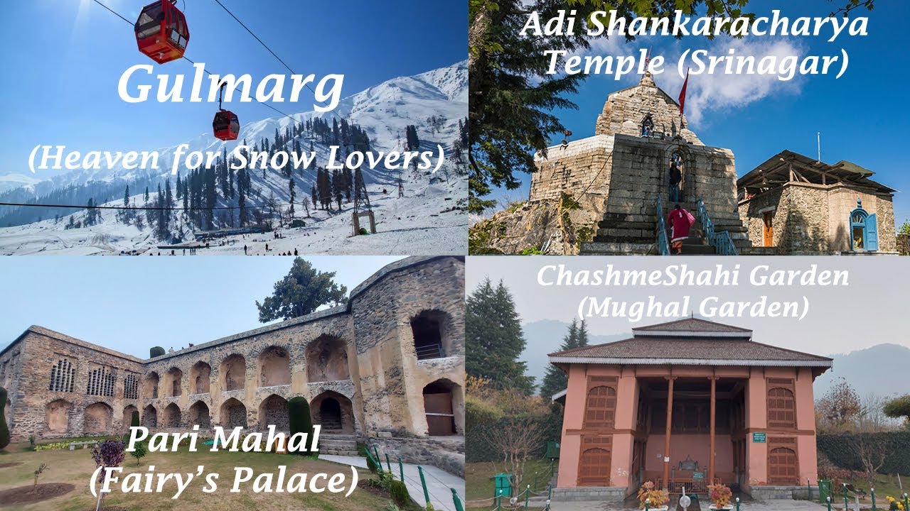 Ep-5 Gulmarg - Snow Heaven | Shankaracharya Temple, Pari Mahal ...
