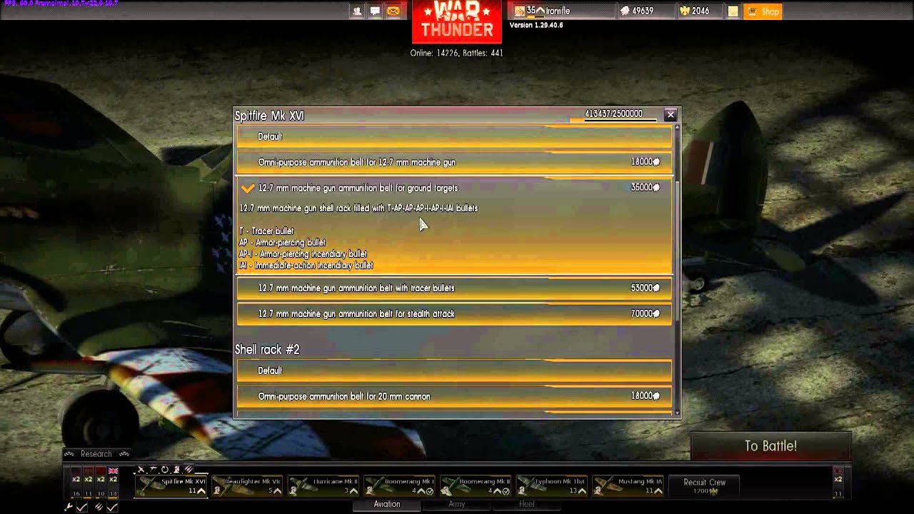 War Thunder Best Shell Rack for each nation - YouTube