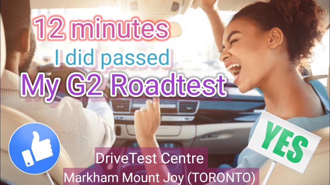 Mountjoy Markham G2 route (actual exam) - YouTube