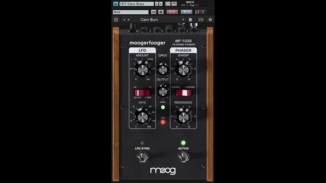 Moog『Moogerfooger MF-103S 12 Stage Phaser』 - YouTube