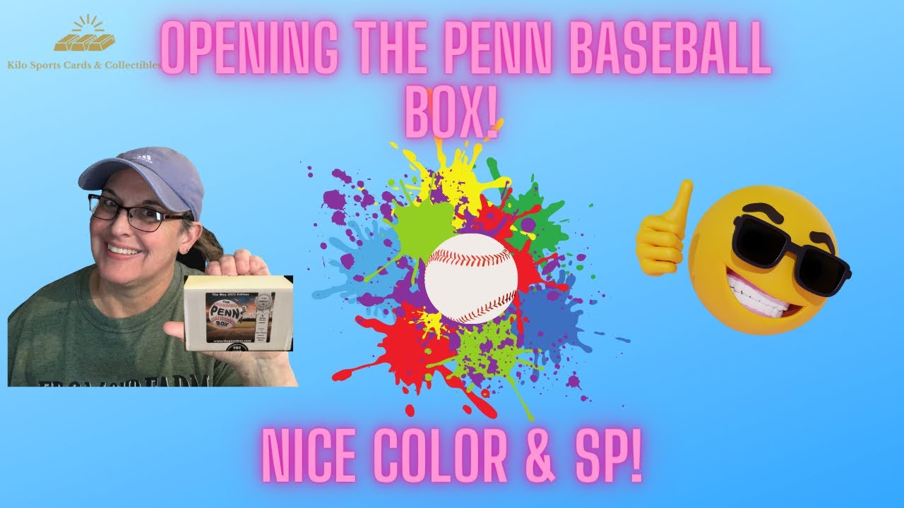 💥AMAZING COLOR! SP COLOR! 😎 Opening The Penn Baseball Box! - YouTube