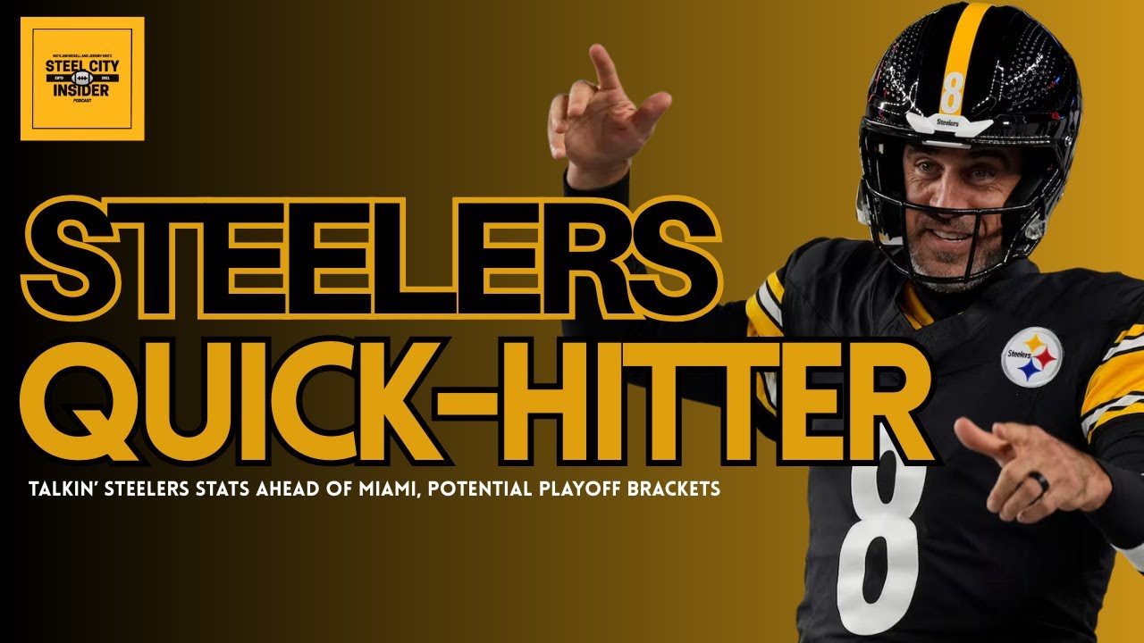 Steelers Stat Check, Dolphins Matchup & Playoff Path Breakdown # ...