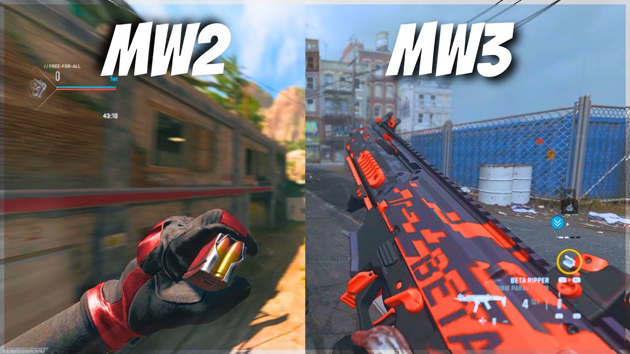 MW2 vs MW3... Movement Edition - YouTube