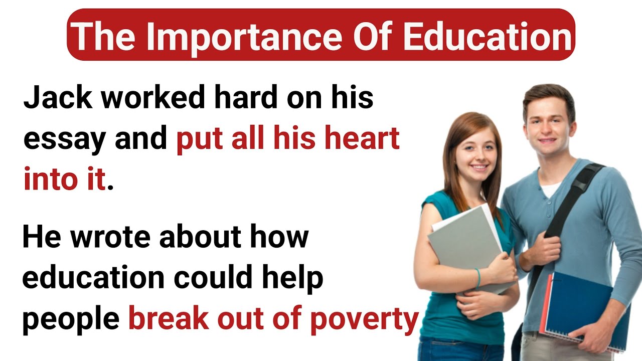 The Importance Of Education | English Story | Learn Through English ...