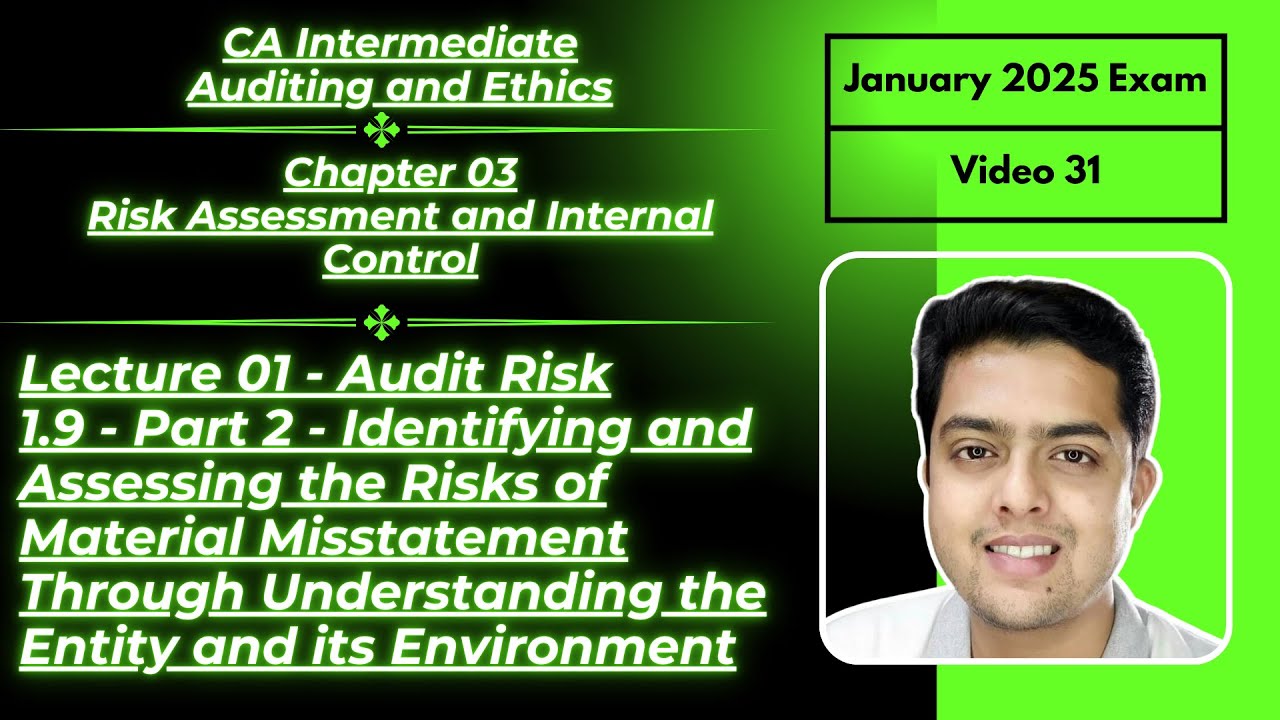 🔥Sept 24 and Jan 25 Exam - Ch 3-L-1.6. Part-2-CA Inter-Auditing and Ethics-By Shreenidhi Borikar ...