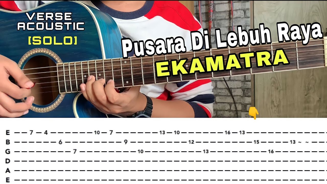 Pusara Di Lebuh Raya Solo Akustik - Ekamatra (Guitar Solo Tutorial With ...