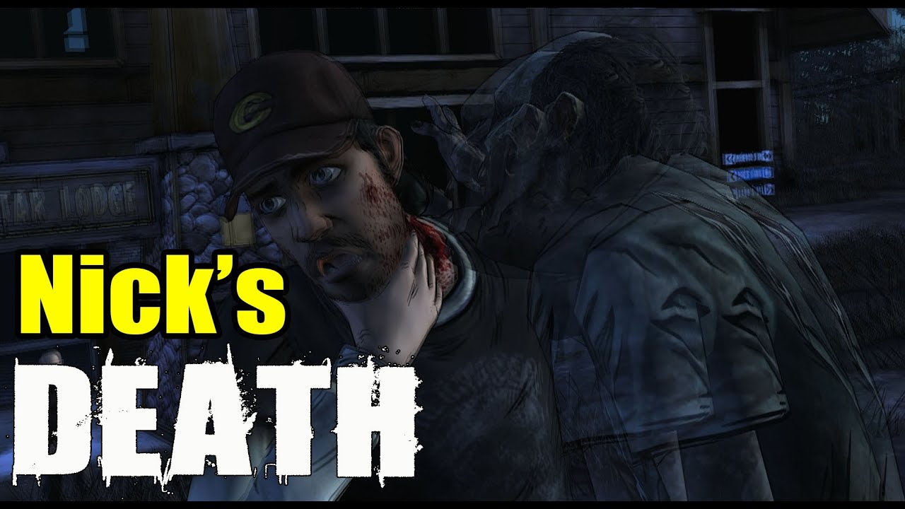 Nick's Death The Walking Dead Season 2 Episode 2 A House Divided - YouTube