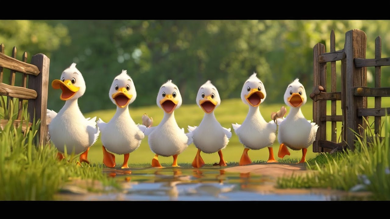 The Ducks Go Waddling | Count Up To Ten | Nursery Rhymes & Kids Song ...