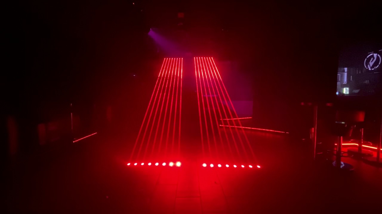 Barre led laser Rouge - YouTube