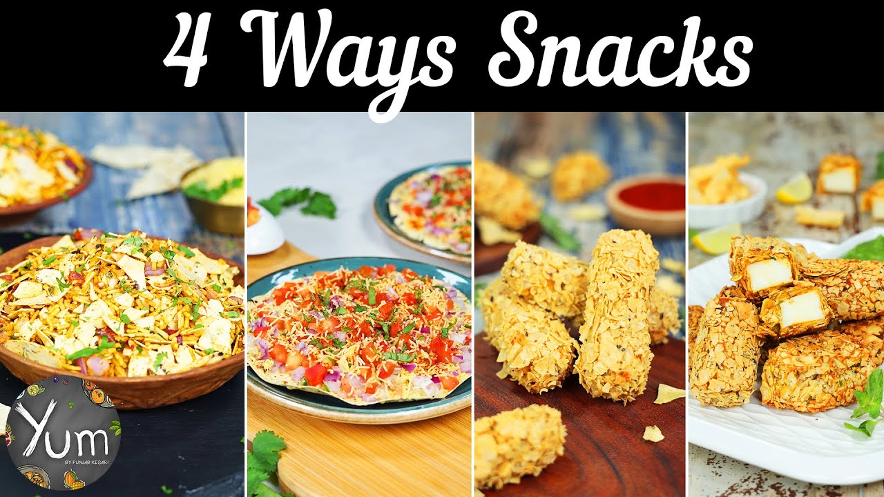 4 Ways Snacks - YouTube