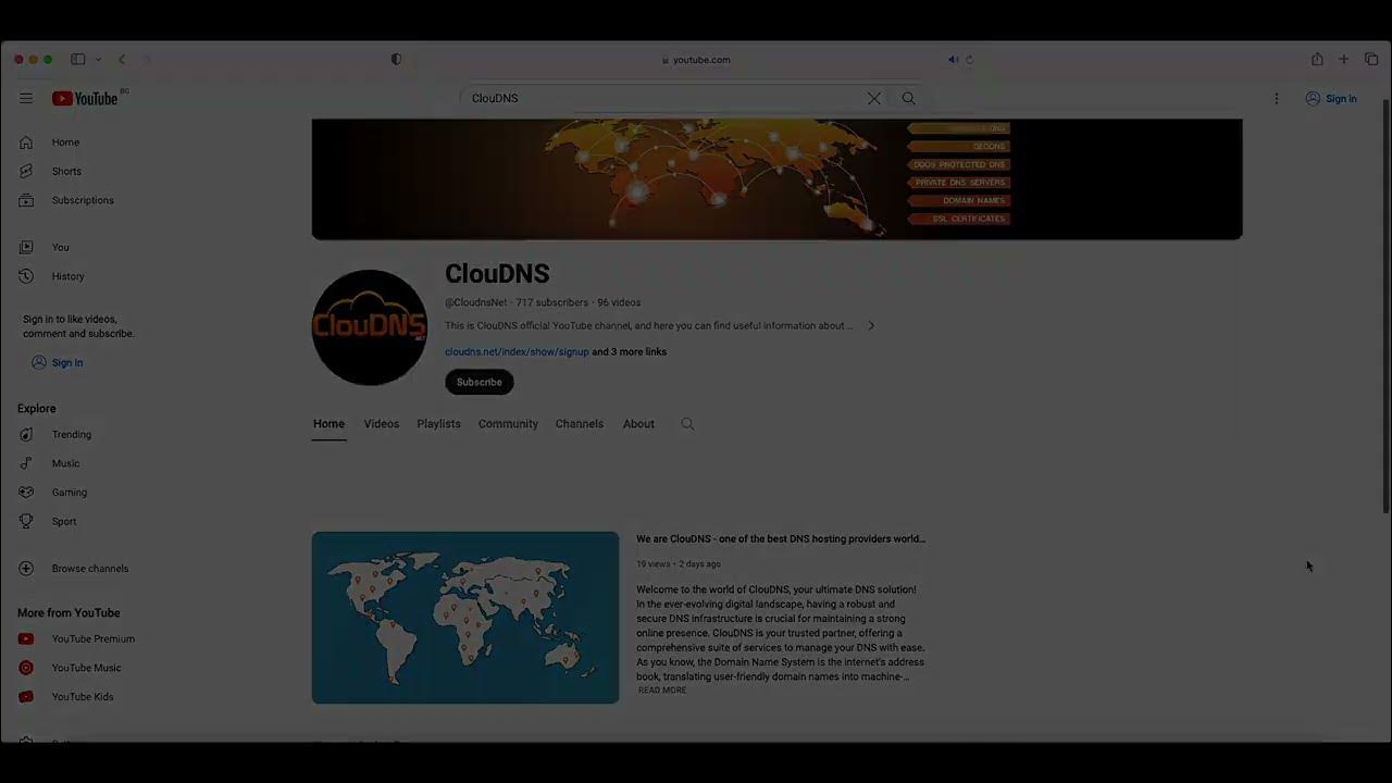 How to Set Up a Dynamic DNS in ClouDNS - YouTube