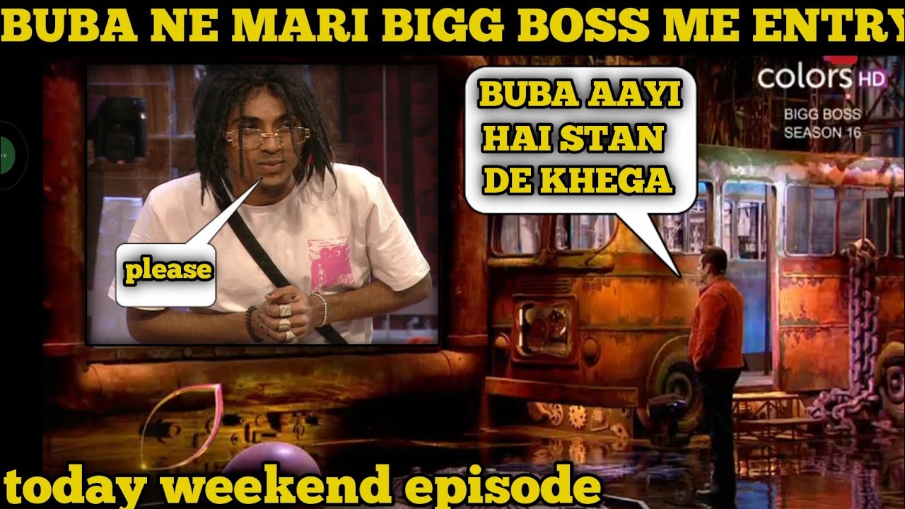 Salman Khan ne laya buba ko Stan ke liye 😍 today weekend episode bigg ...