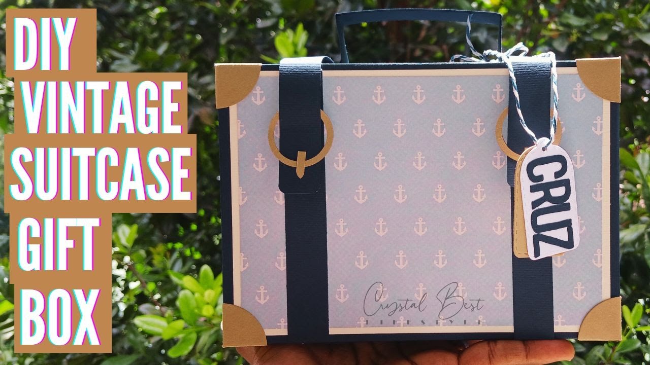 Suitcase Gift Box | Vintage Paper Travel Case | DIY Handmade gift ...