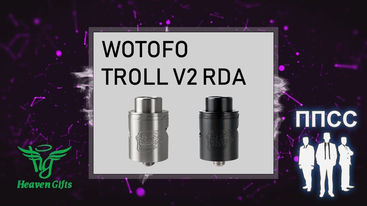Troll v2 RDA by Wotofo - YouTube