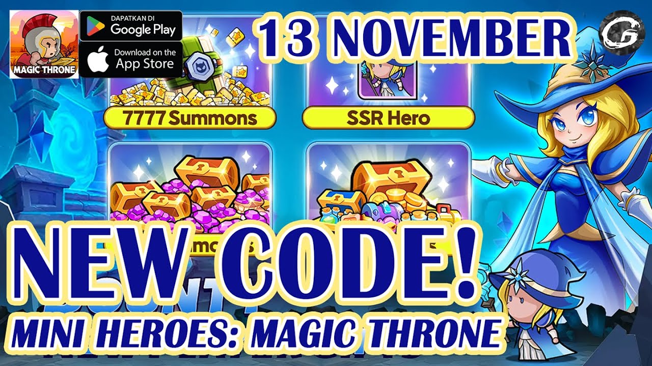 NEW CODE Mini Heroes: Magic Throne Giftcode & Redeem Code 13 November - Mobile Game (Android/IOS ...