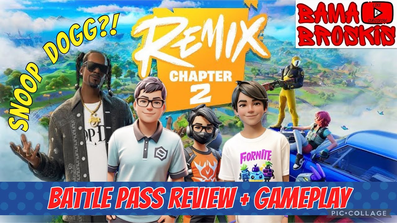 FORTNITE REMIX | BATTLE PASS REVIEW + GAMEPLAY - YouTube