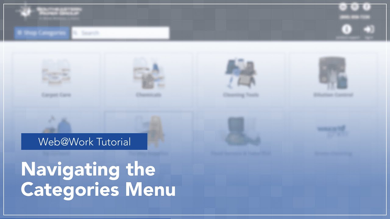 Navigating the Categories Menu - YouTube