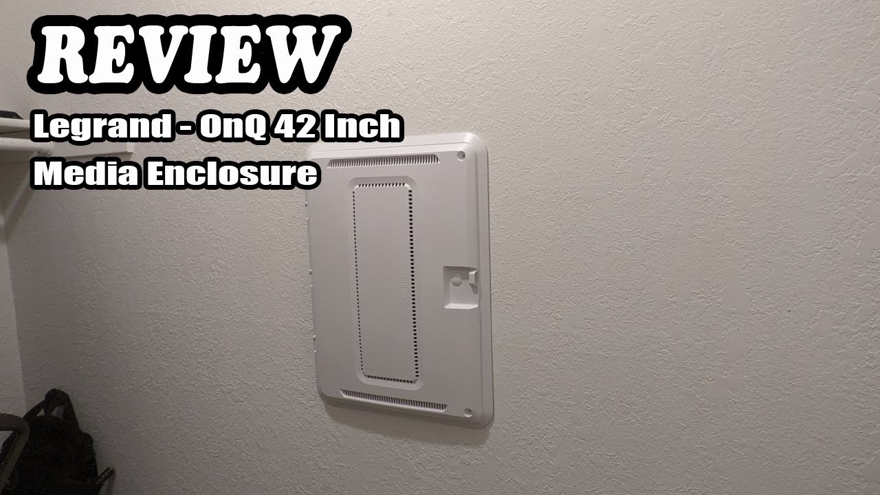 Legrand - OnQ 42 Inch Media Enclosure Testing & Review 2024 - YouTube