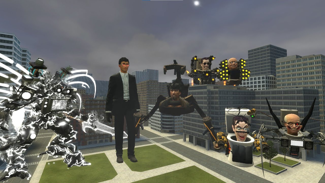 small experiment 2: strong npcs in gmod vs the dafuqboom npc! - YouTube
