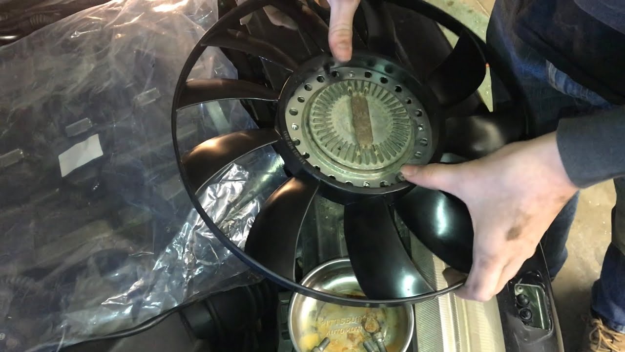 INSTALL radiator cooling fan blade a4 1.8T 2.0T 058121301B vw passat ...