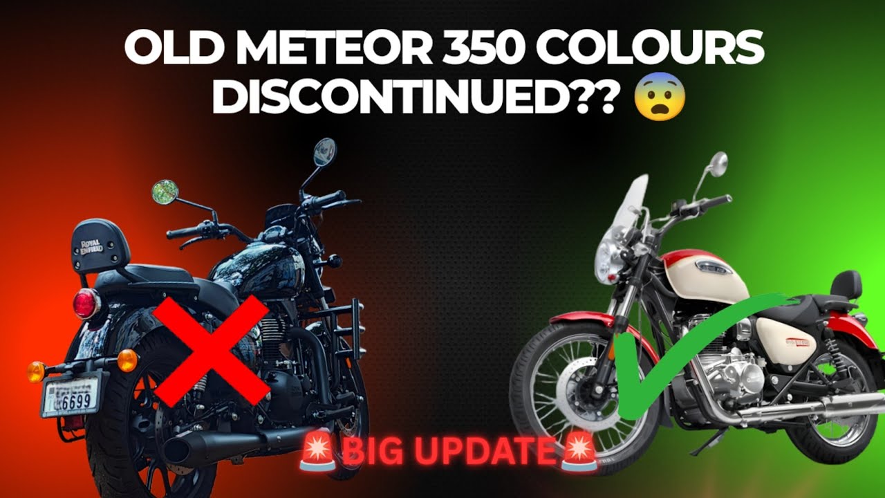 BIG UPDATE! 🚨Old Meteor 350 Colours Gone? | New 2025 Colours REVEALED # ...