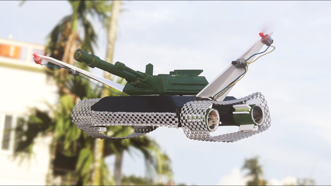 DIY Micro Flying SPY Tank! - YouTube