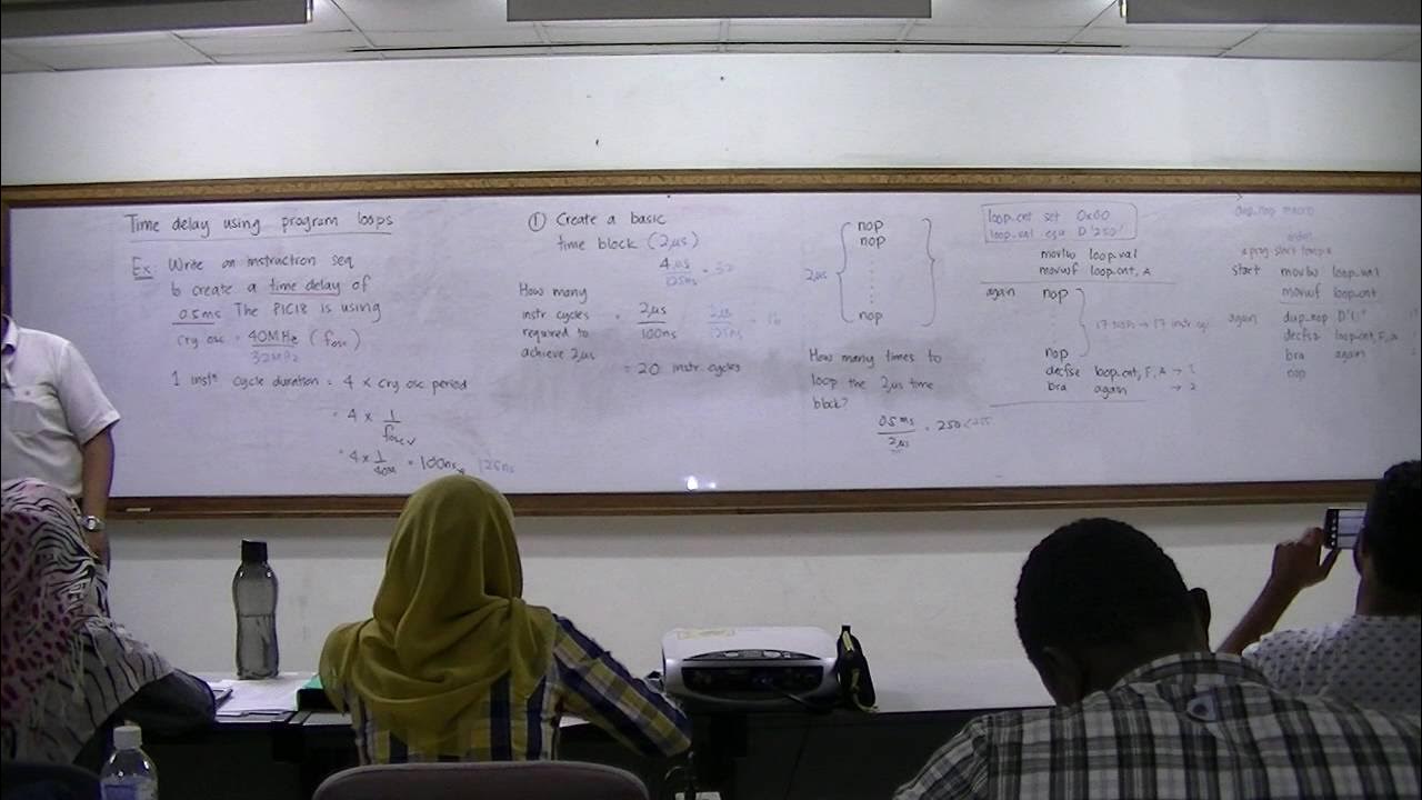 EEEB373 Chapter 2 (Assembly Language Programming - TimeDelay) Part 17 - YouTube