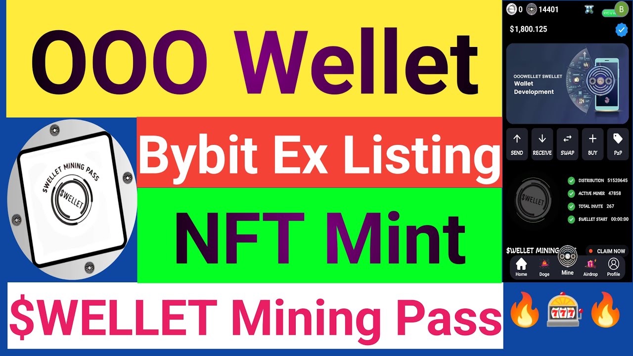 OOO Wellet Bybit Exchange Listing | Wellet Mining Pass | Wellet NFT ...