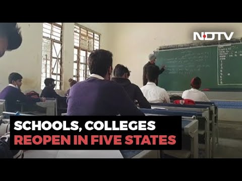 Covid-19 News: Schools, Colleges Reopen In Five States - YouTube
