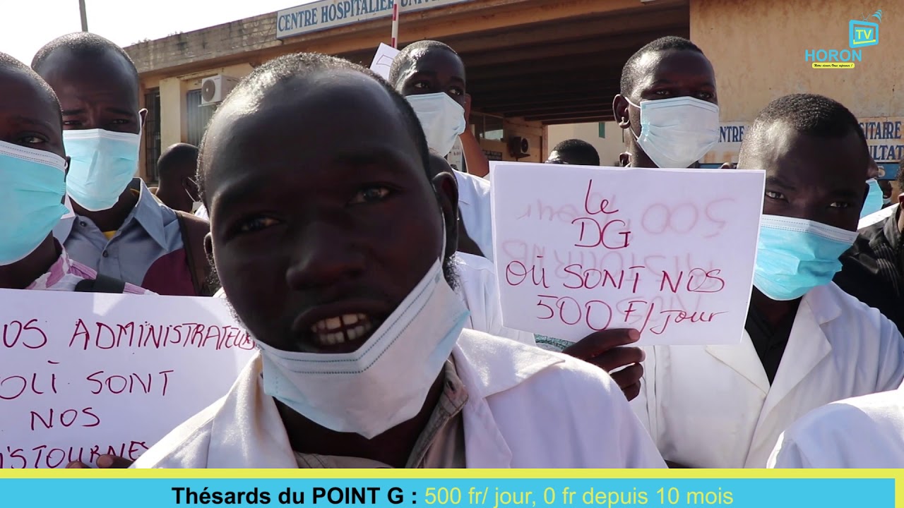 Ristourne : 500 fr/jour les thésards du Chu point "G" en manque depuis ...