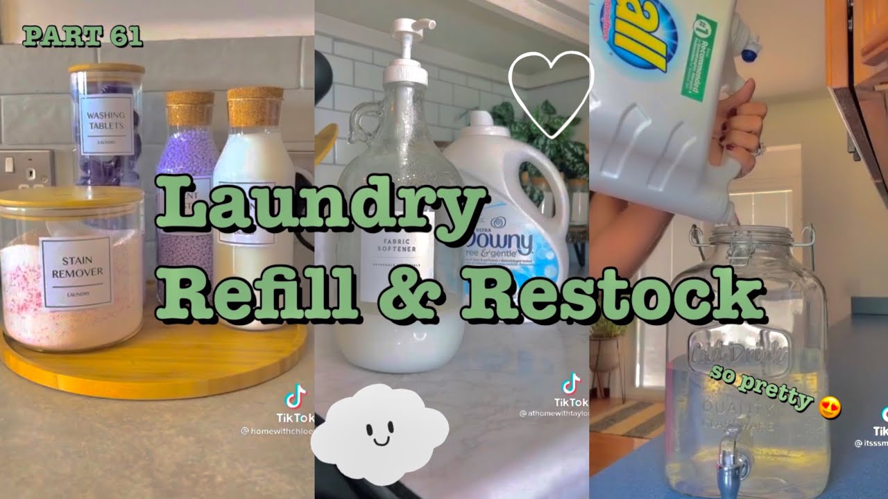 Laundry Refill & Restock ASMR (61) - YouTube
